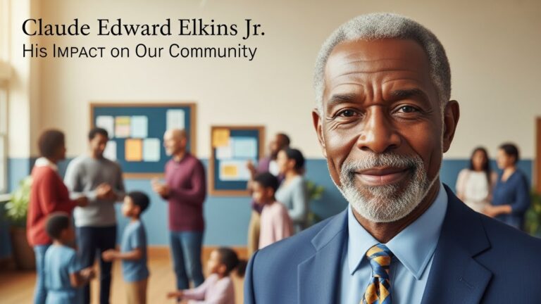 Claude Edward Elkins Jr.: His Impact on Our Community